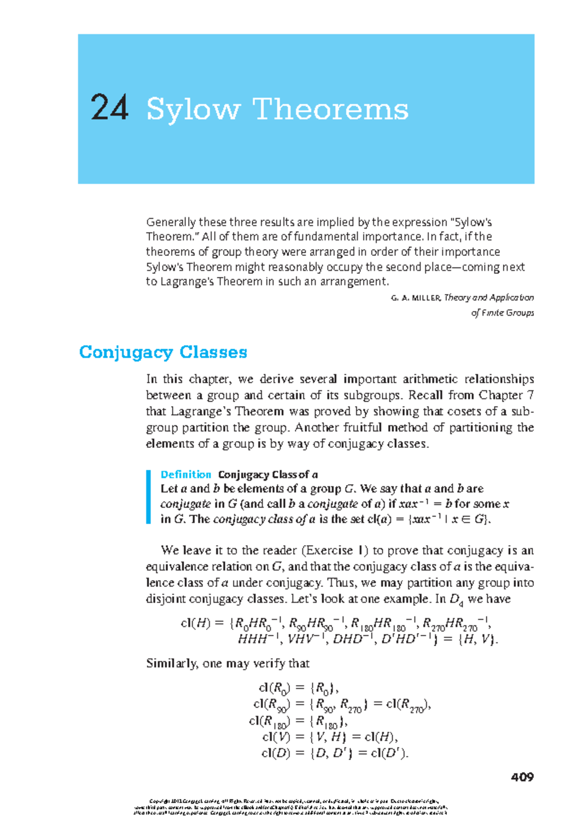 Sylow Theorems - ini adalah materi pada mata kuliah Struktur Aljabar ...