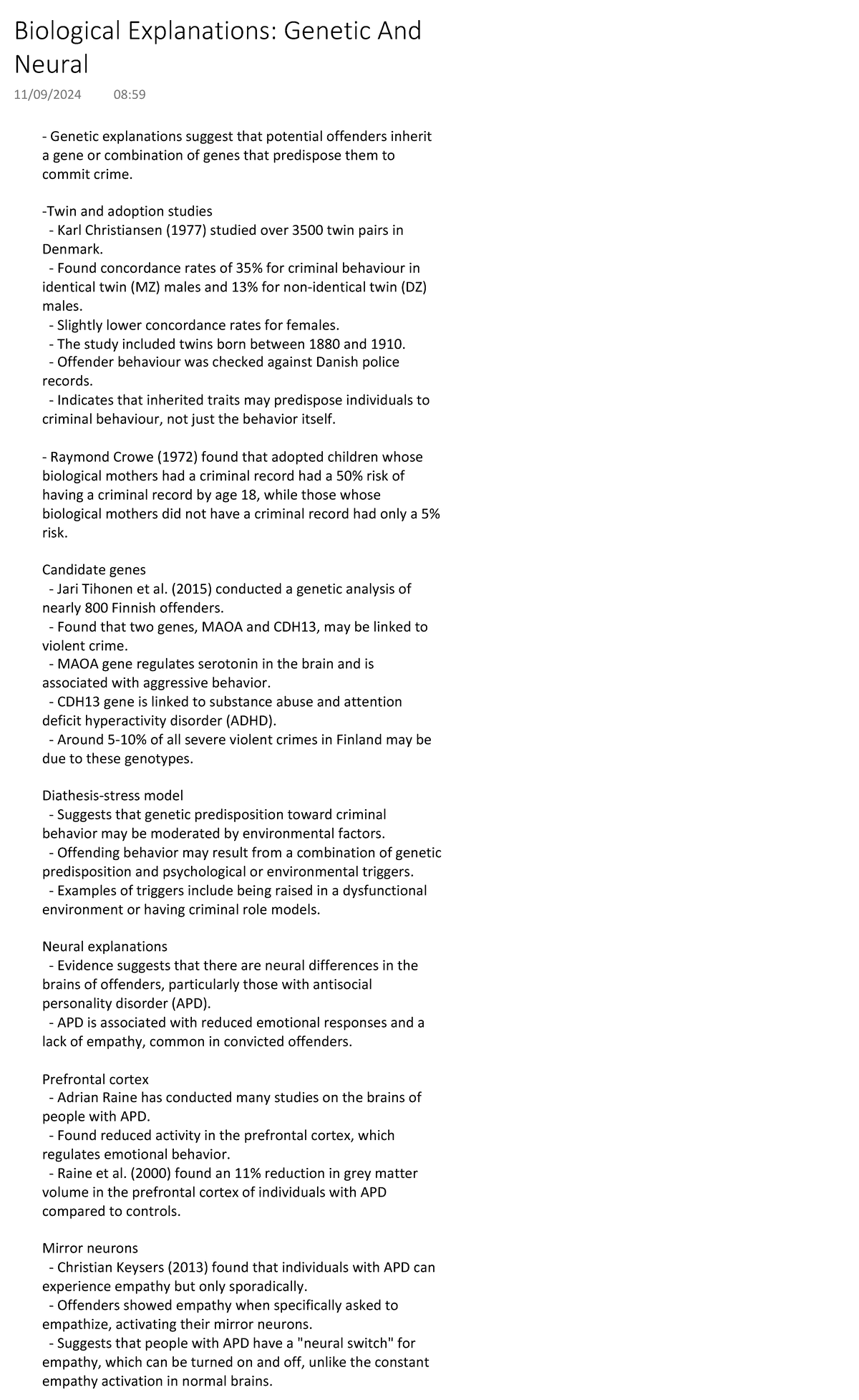 Biological Explanations Genetic And Neural - Genetic explanations ...