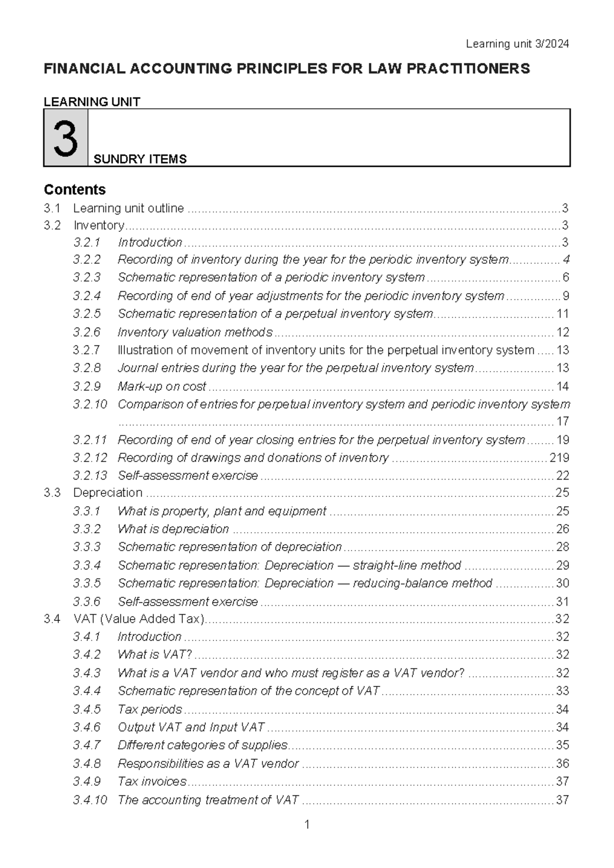 FAC1503 2024 Learning unit 3 (updated) - FINANCIAL ACCOUNTING ...