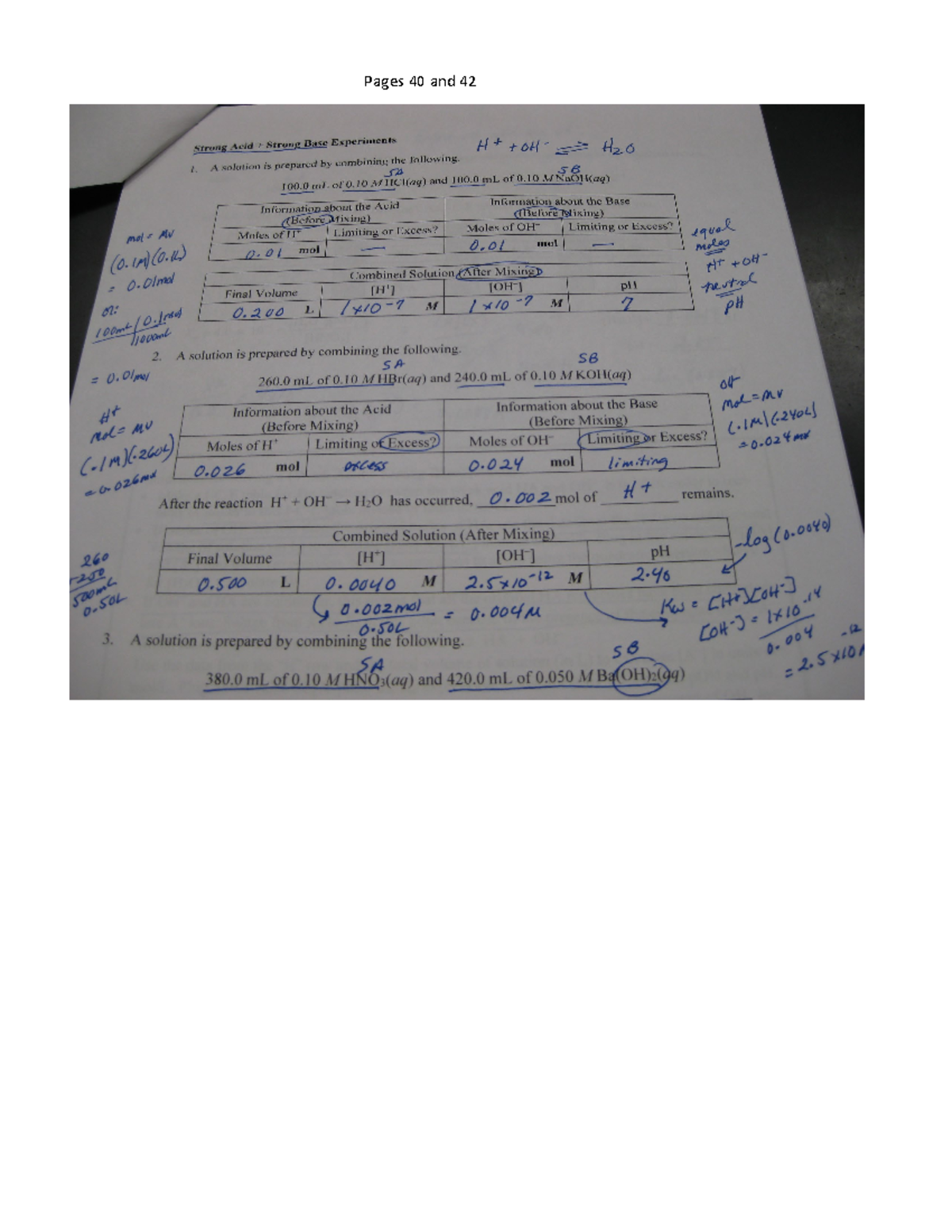 Pages 40 and 42 ap notebook - Pages 40 and - Studocu