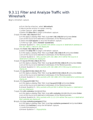 Hping 3 - You are a cybersecurity analyst for a small corporate network ...