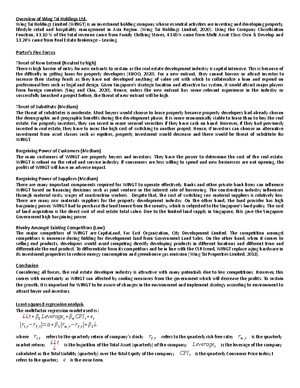 IA Notes - Summary Investment Analysis - Lecture 1 What is Investment ...