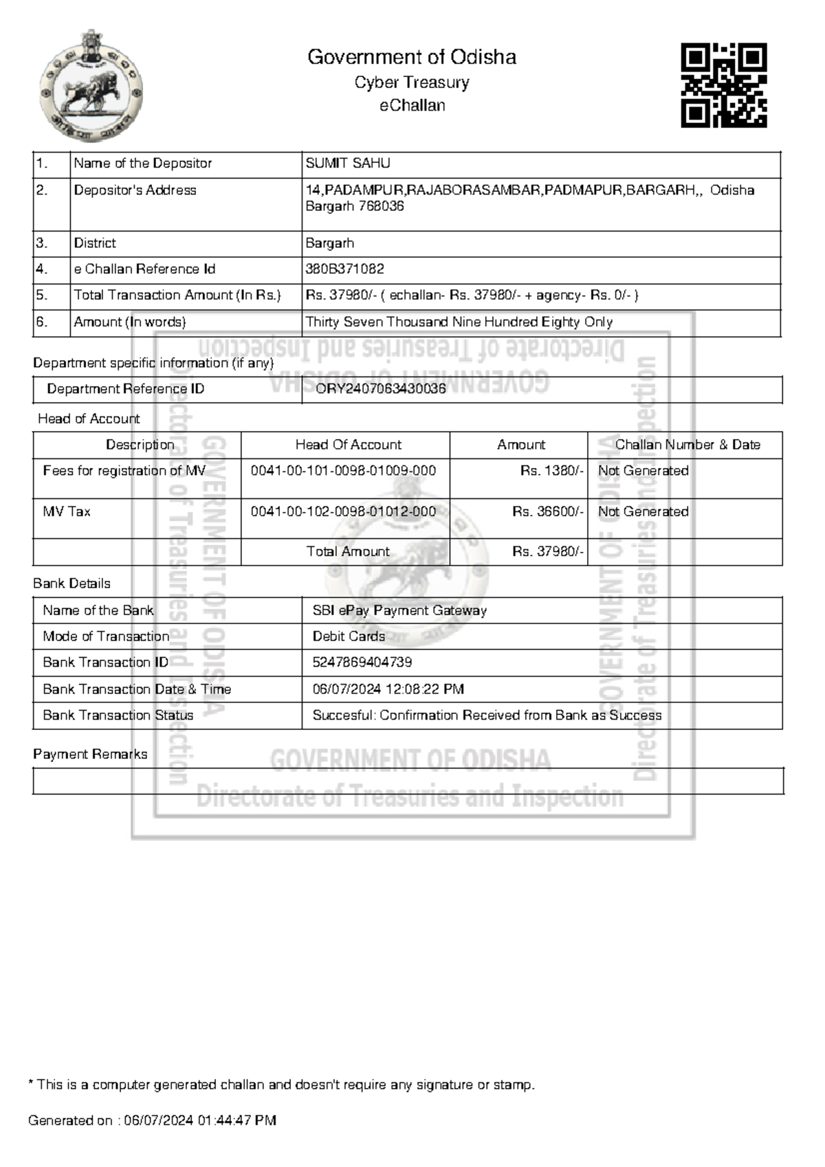 380B371082 20240706134447 - Government of Odisha eChallan Cyber ...
