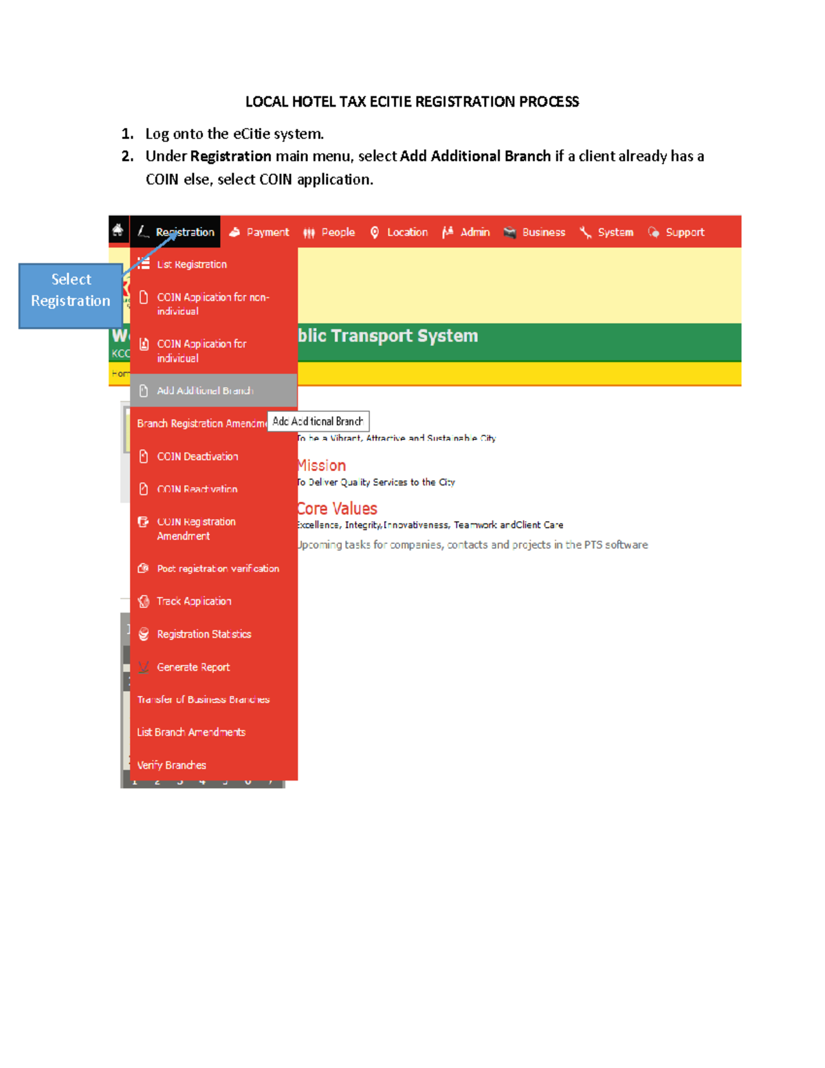 Step by step guide - LHT Registration - LOCAL HOTEL TAX ECITIE ...
