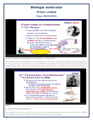 Modulo 9 Universo natural - Biología Molecular Para Ciencias Biológicas ...