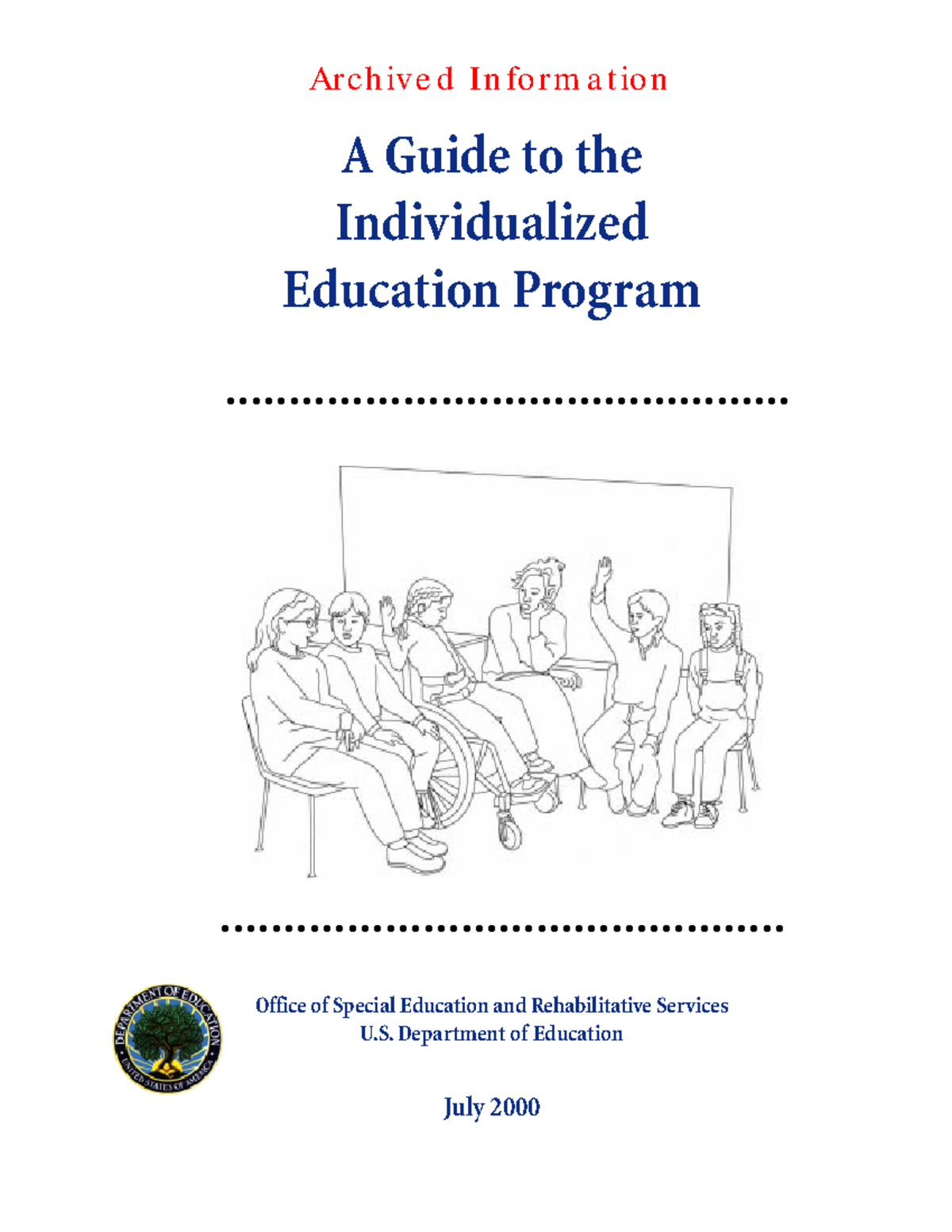 A Guide to the Individualized Education Program - - Studocu