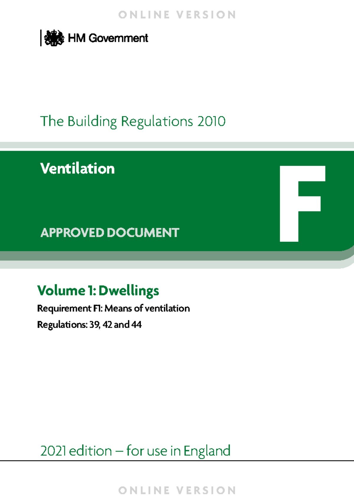 ADF1 - ADF1 notes here - 2021 edition – for use in England APPROVED ...