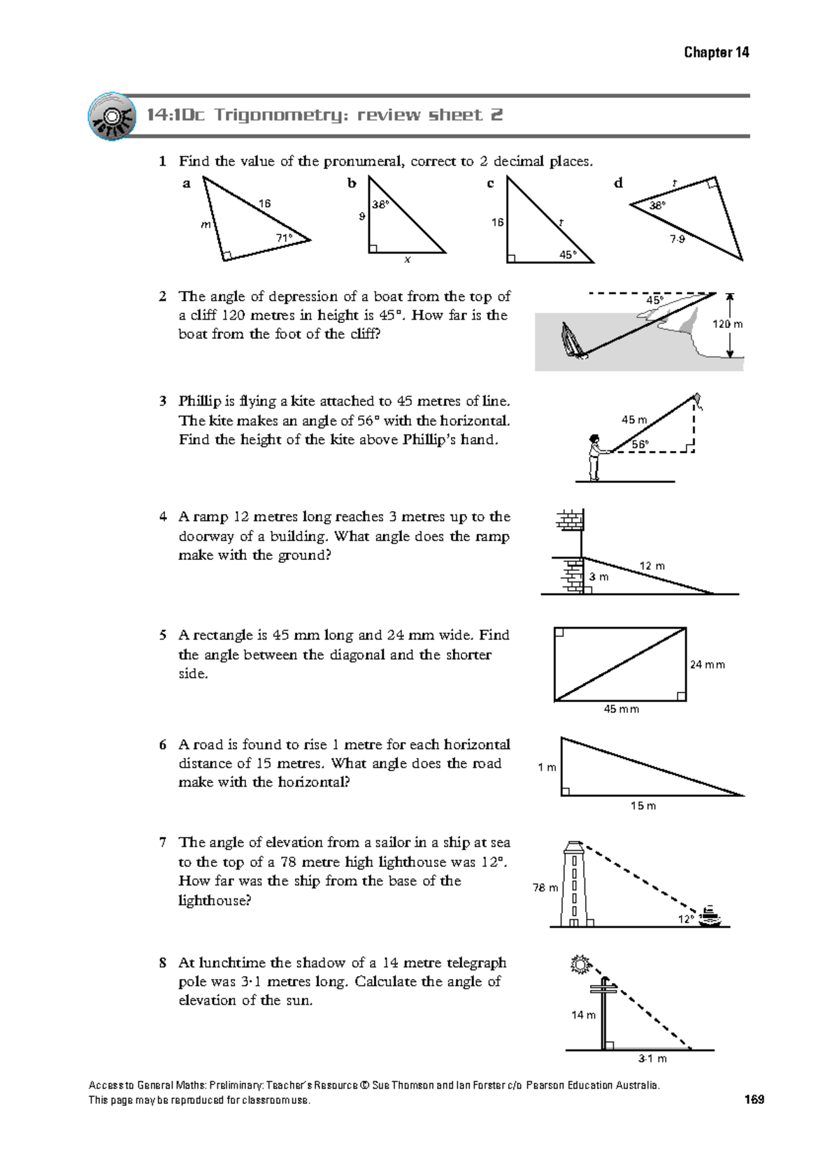 02 - Unknown Sides and Angles - Access to General Maths: Preliminary ...