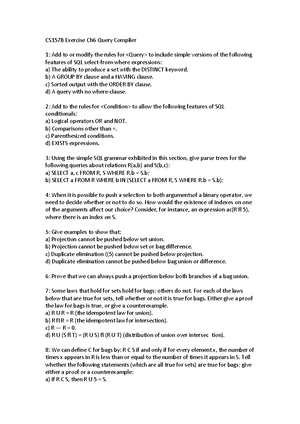CS157A Exercise Ch7 - CS157A Exercise Ch7 Constraints and Triggers 1: Our running example movie ...