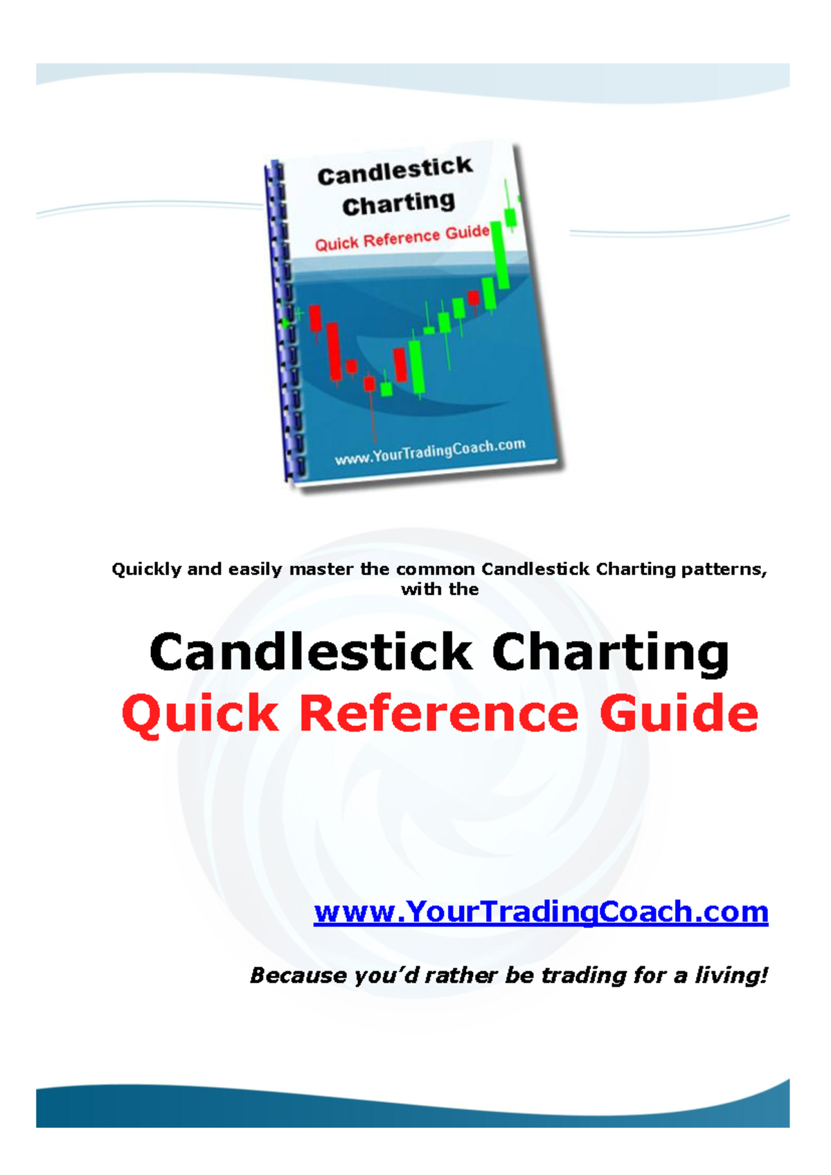 Candlestick quick ref v3 - Quickly and easily master the common ...
