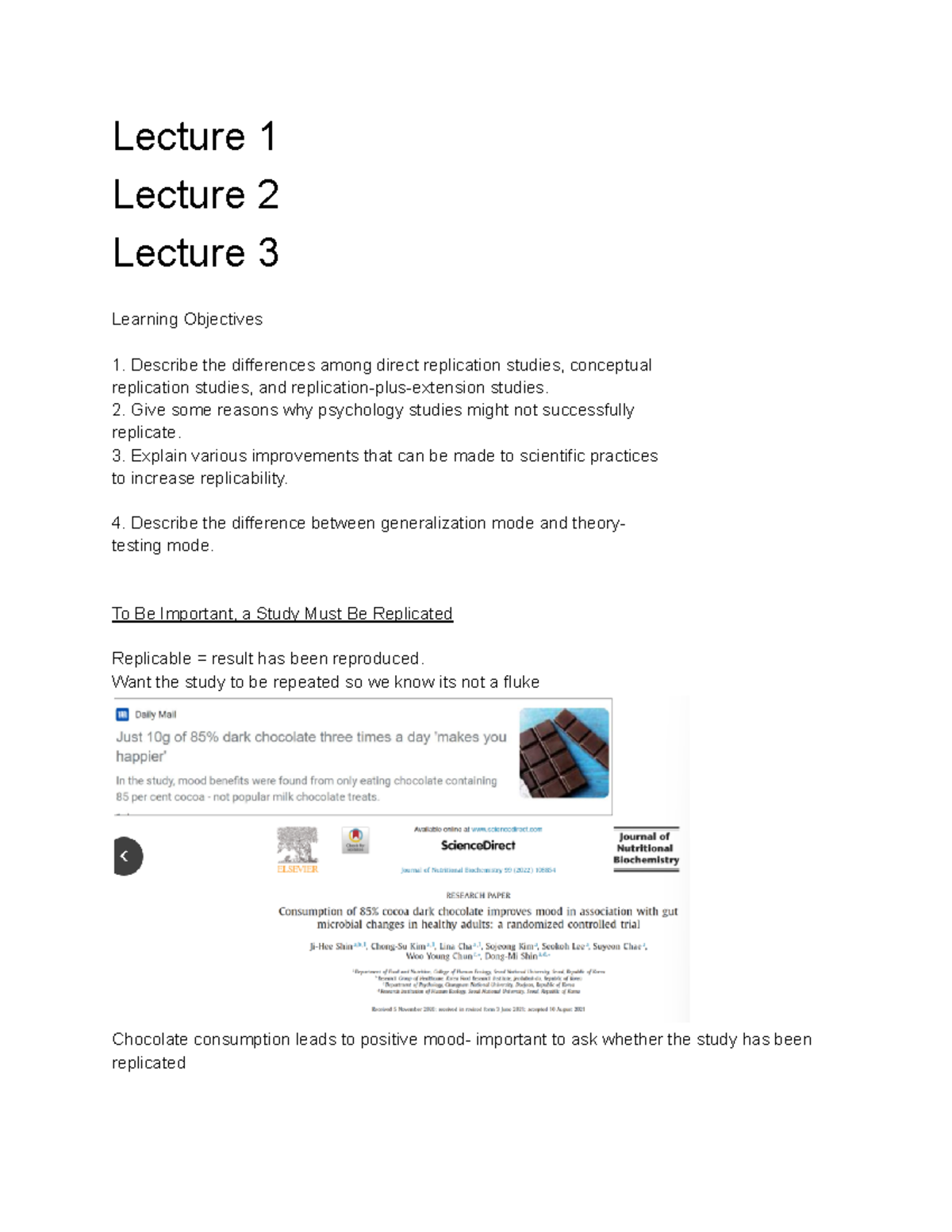 Dr. Shin's Lecture Notes - Lecture 1 Lecture 2 Lecture 3 Learning ...