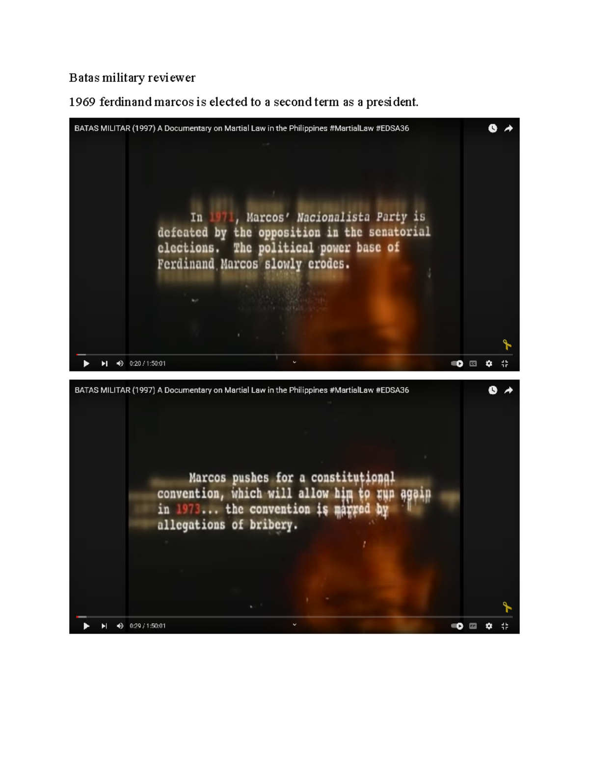 Batas military reviewer - Bs Biology - Garrison state means ( a nation ...