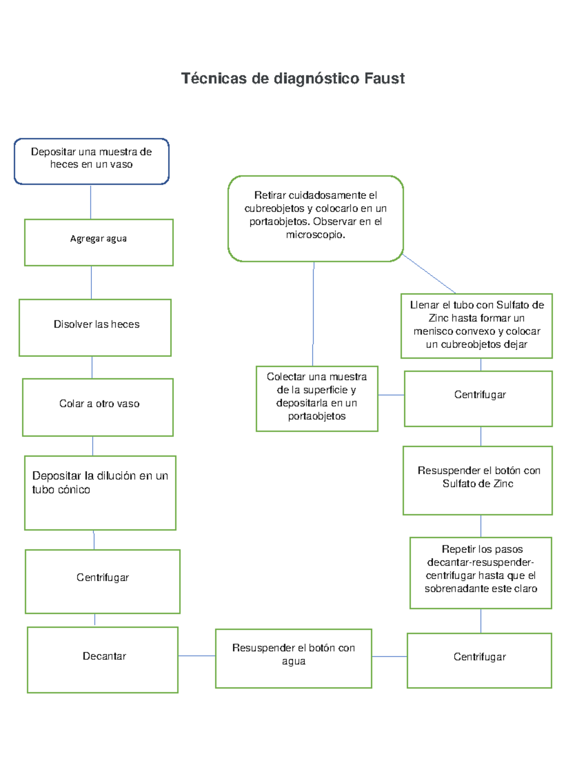 Dominguez Gamero Alejandro Actividad 2.2 - Técnicas de diagnóstico Faust Depositar una muestra ...