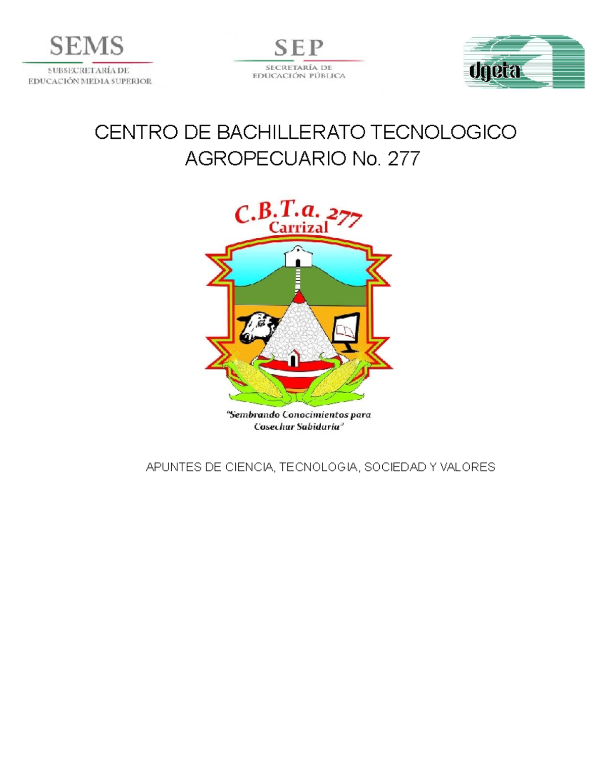 Consumismo - CENTRO DE BACHILLERATO TECNOLOGICO AGROPECUARIO No. 277 ...
