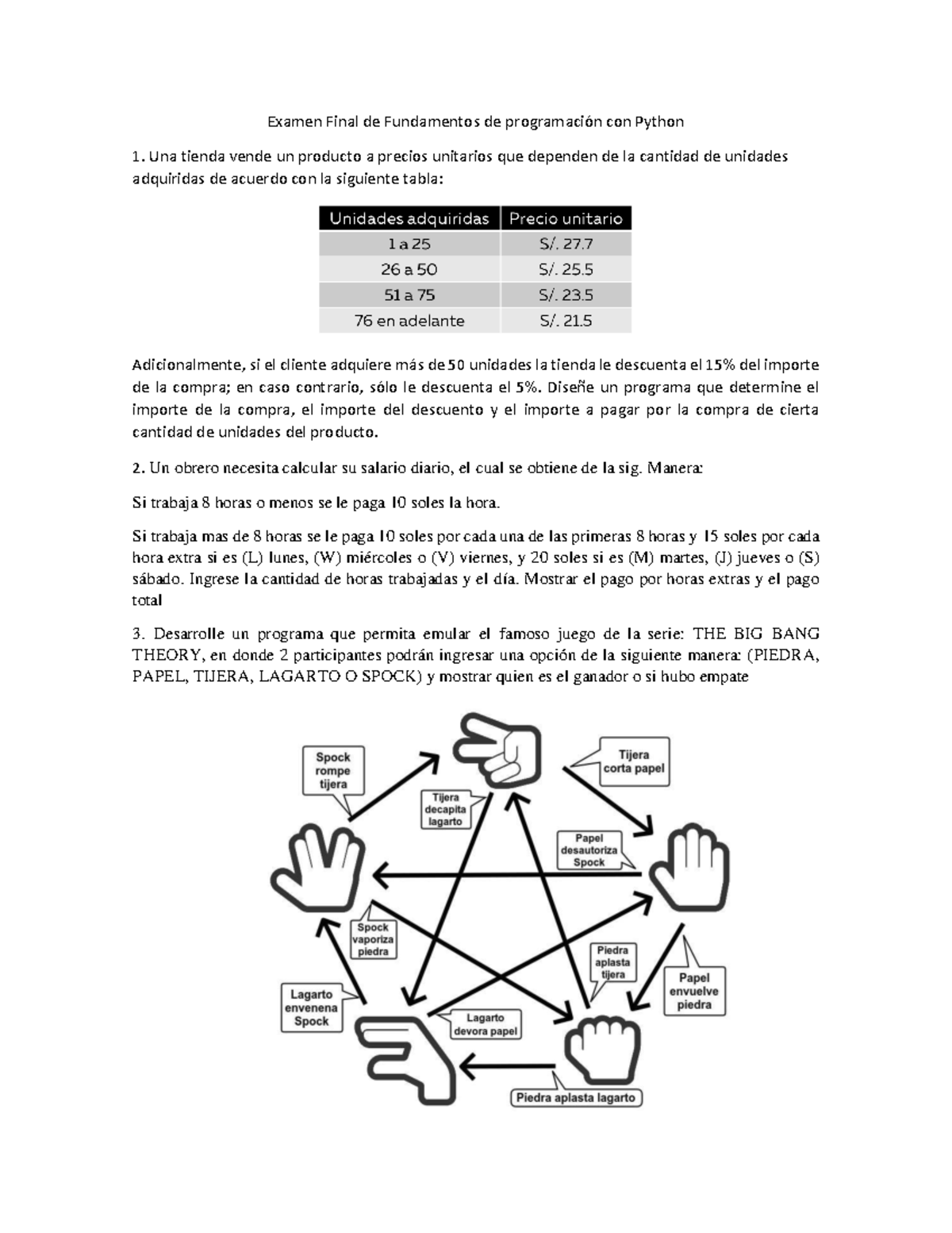 Examen Final de Fundamentos de Programacion con Python para Ingenieria ...