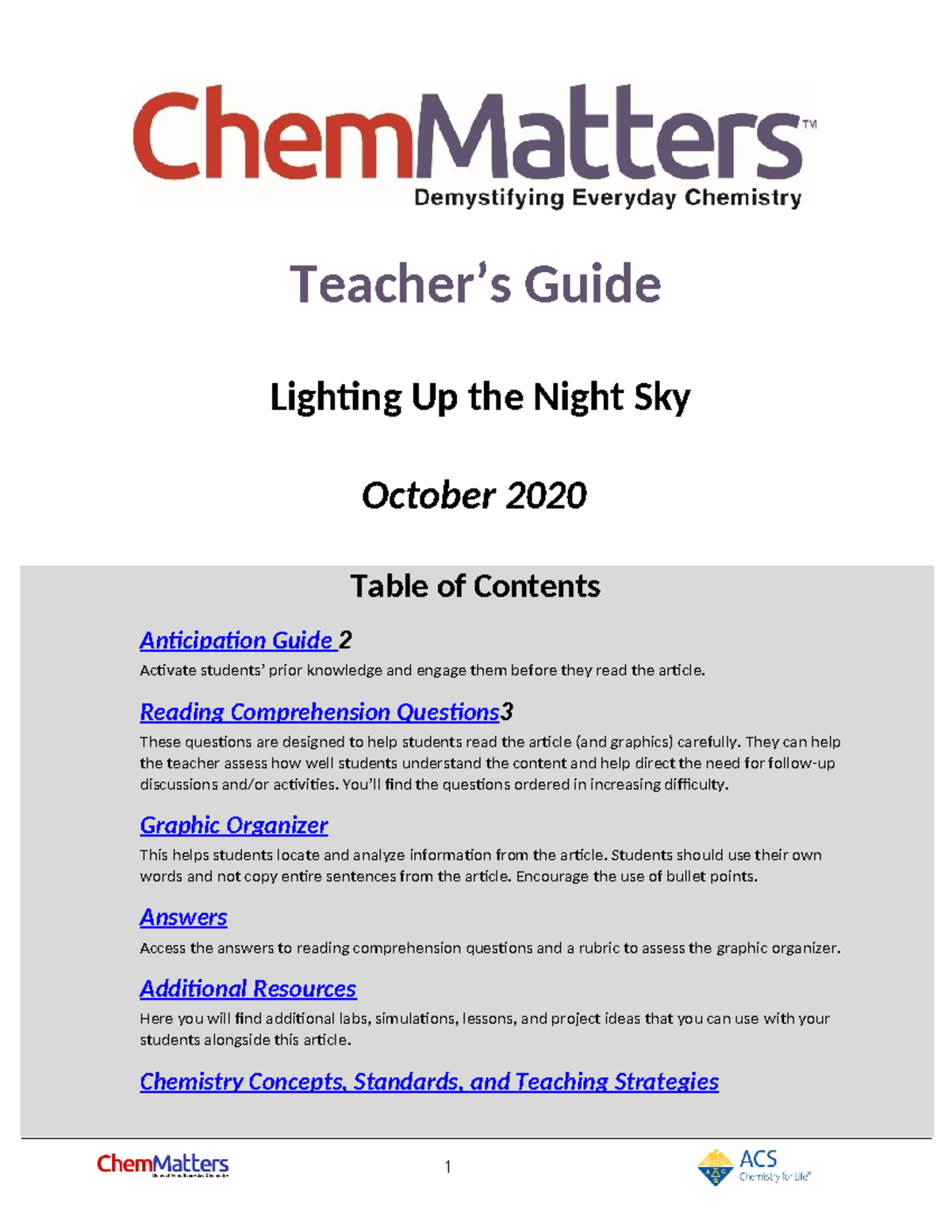 Night-sky-tg-oct2020 - Teacher’s Guide Lighting Up the Night Sky ...