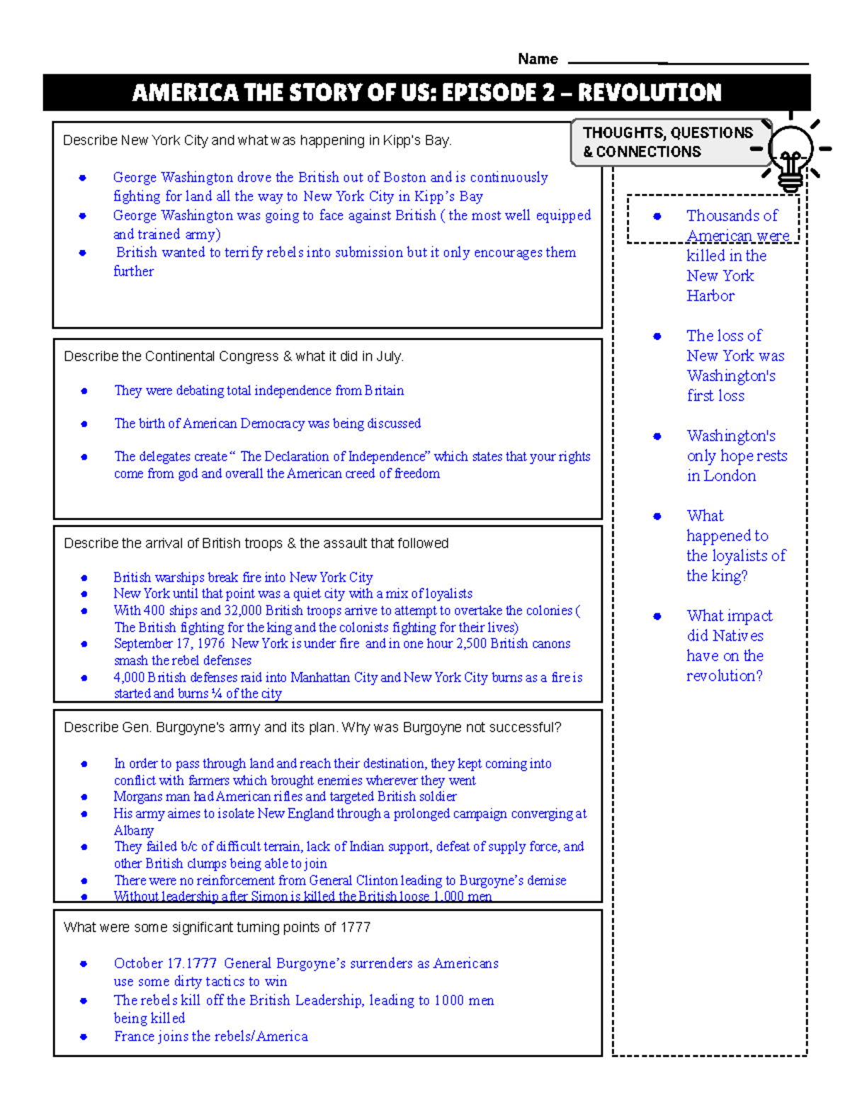 4. America the Story of Us - Episode 2 - AMERICA THE STORY OF US ...