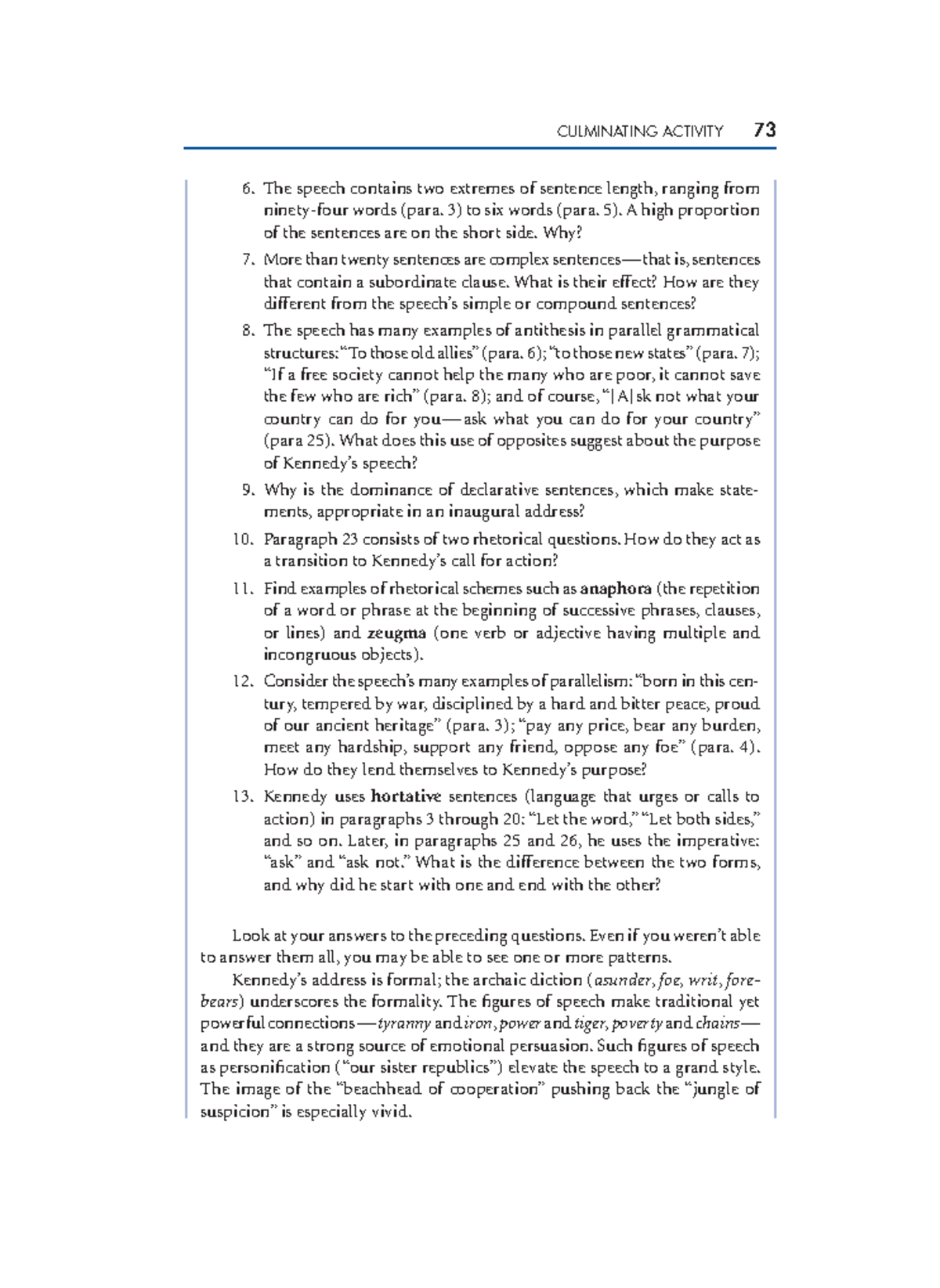 111-120 - This is a helpful guide to the AP LANG book. - CULMInATInG ...