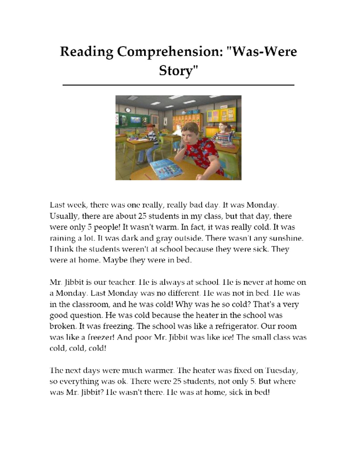 WAS WERE Reading-comprehension TOAZ - Identidad y Peruanidad - Studocu