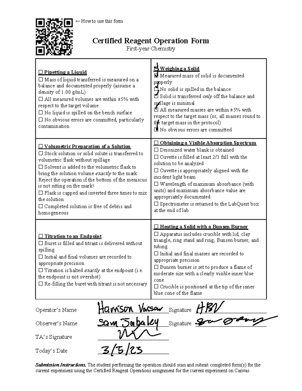 Certified+Reagent+Operation+Form Copy - QR CODE HERE! ← How to use this ...