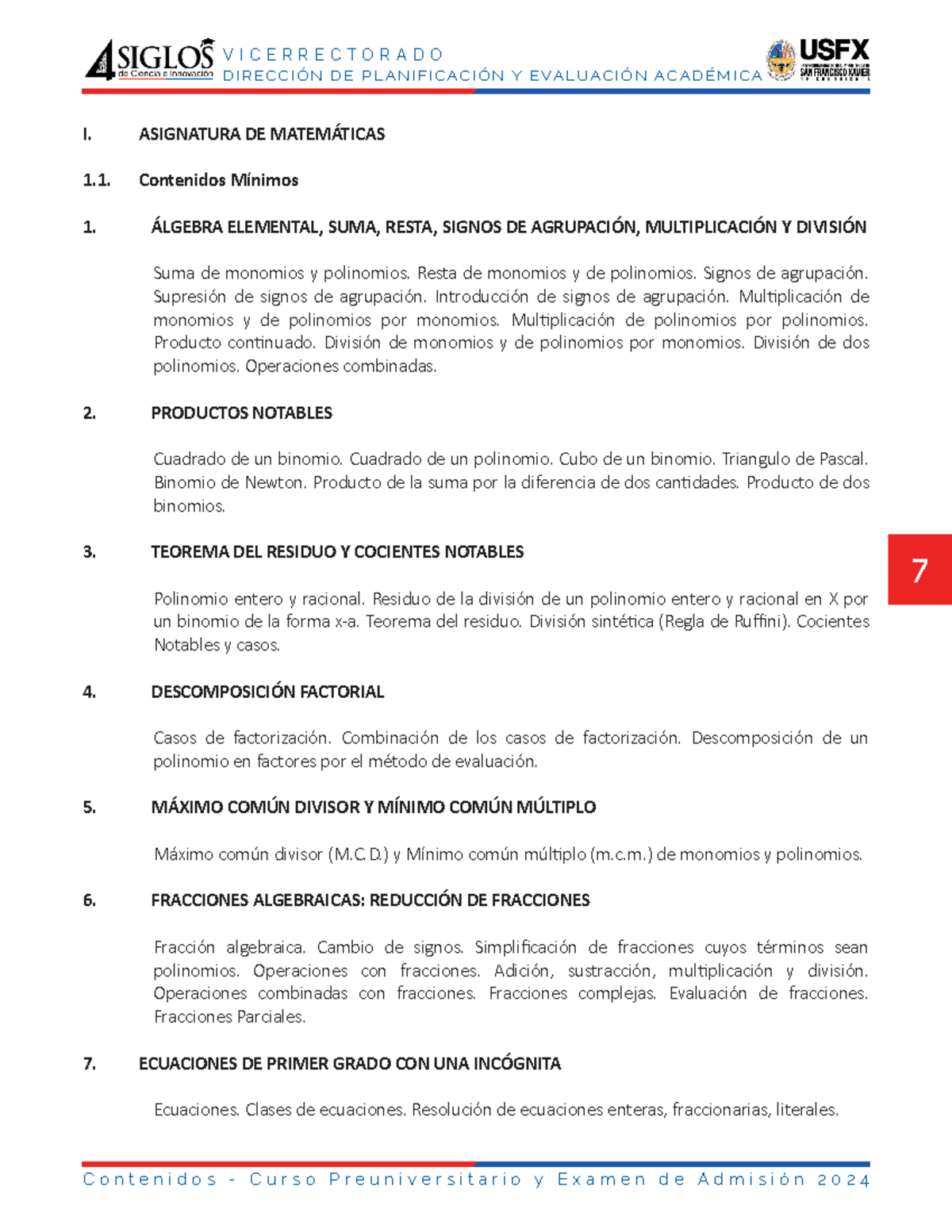 Matematicas - D I R E C C I Ó N D E P L A N I F I C AC I Ó N Y E VA ...