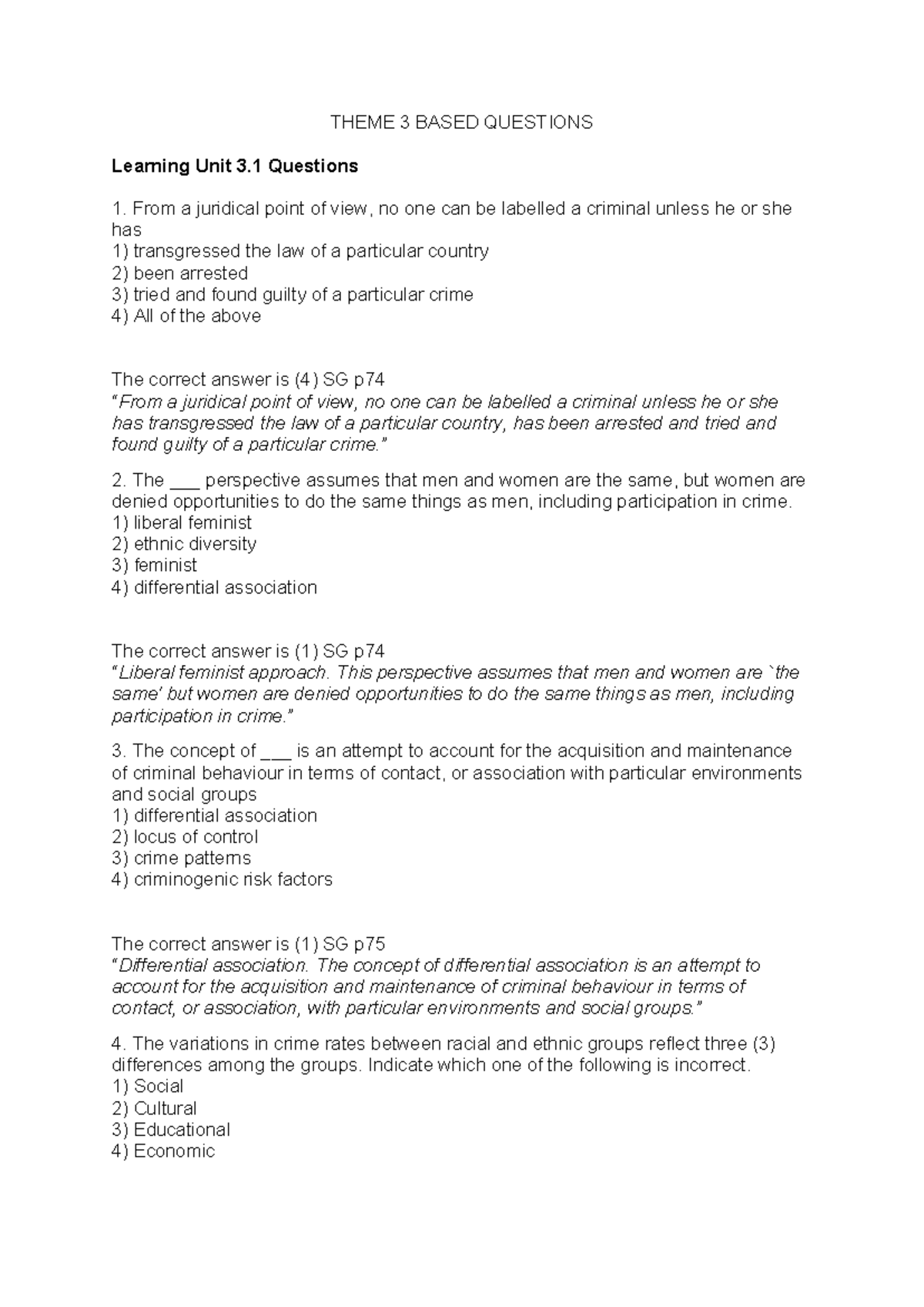 Theme 3 Based Questions - THEME 3 BASED QUESTIONS Learning Unit 3 ...
