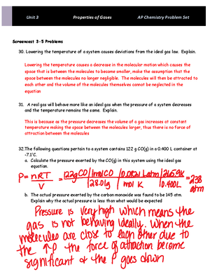 AP Chemistry Unit 7 Part 1 Intermolecular Forces - VIDEO 1 For each ...
