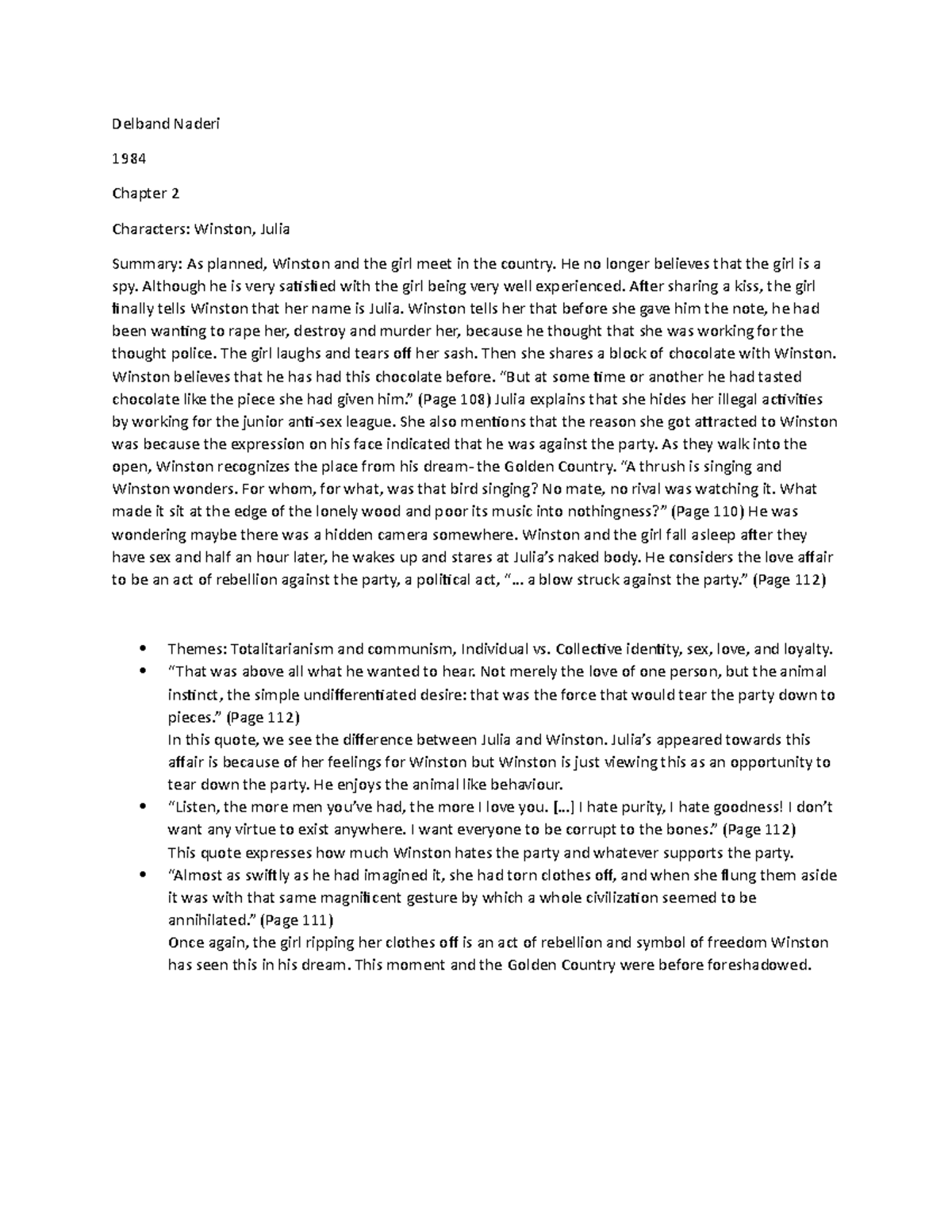 1984-2-2 - Summary with quote references - Delband Naderi 1984 Chapter ...