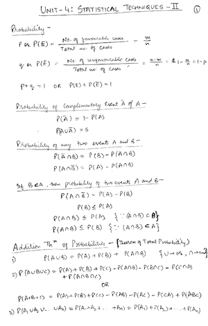 mathes written notes - Transforms And Boundary Value Problems - Studocu