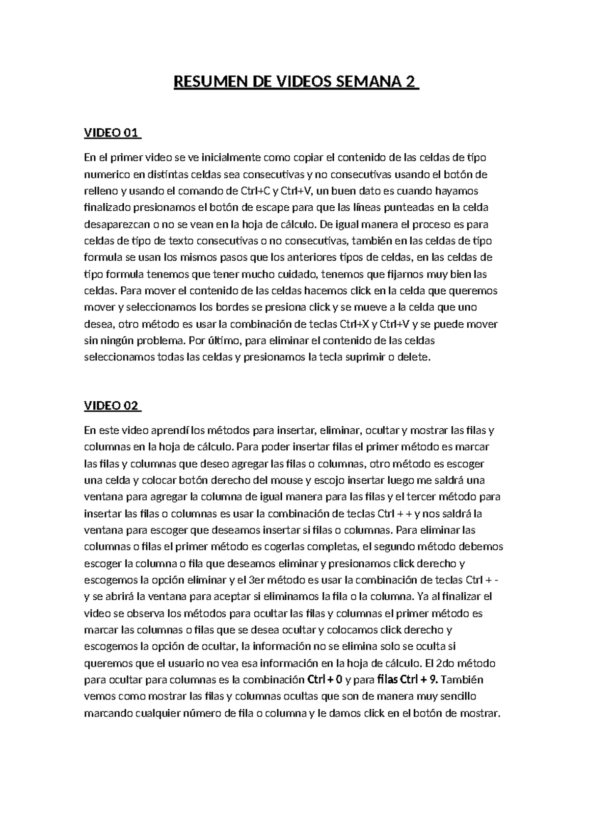 Resumen DE Videos Semana 2 inf mkt - RESUMEN DE VIDEOS SEMANA 2 VIDEO ...