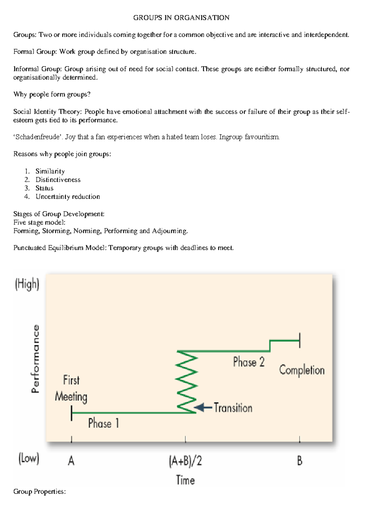 Punctuated Equilibrium Model Of Group Development