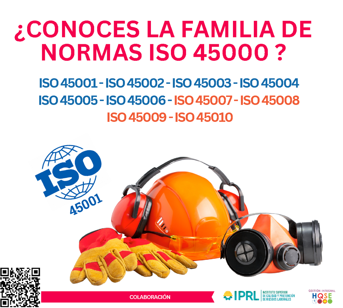 Familia de Normas ISO 45001 - ISO 45001 - ISO 45002 - ISO 45003 - ISO 45004 ISO 45005 - ISO ...