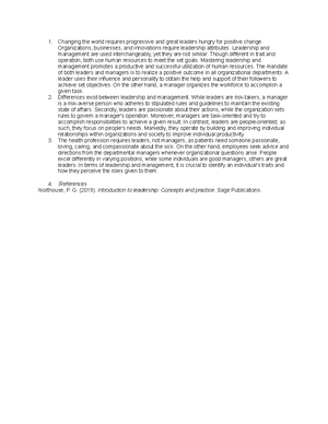 Assing 1 - Even though the words are used in similar fashion ...