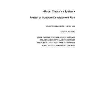 ISP250 SDP - SDP example - Unit Kesihatan Kolej UiTM Kuala Terengganu ...