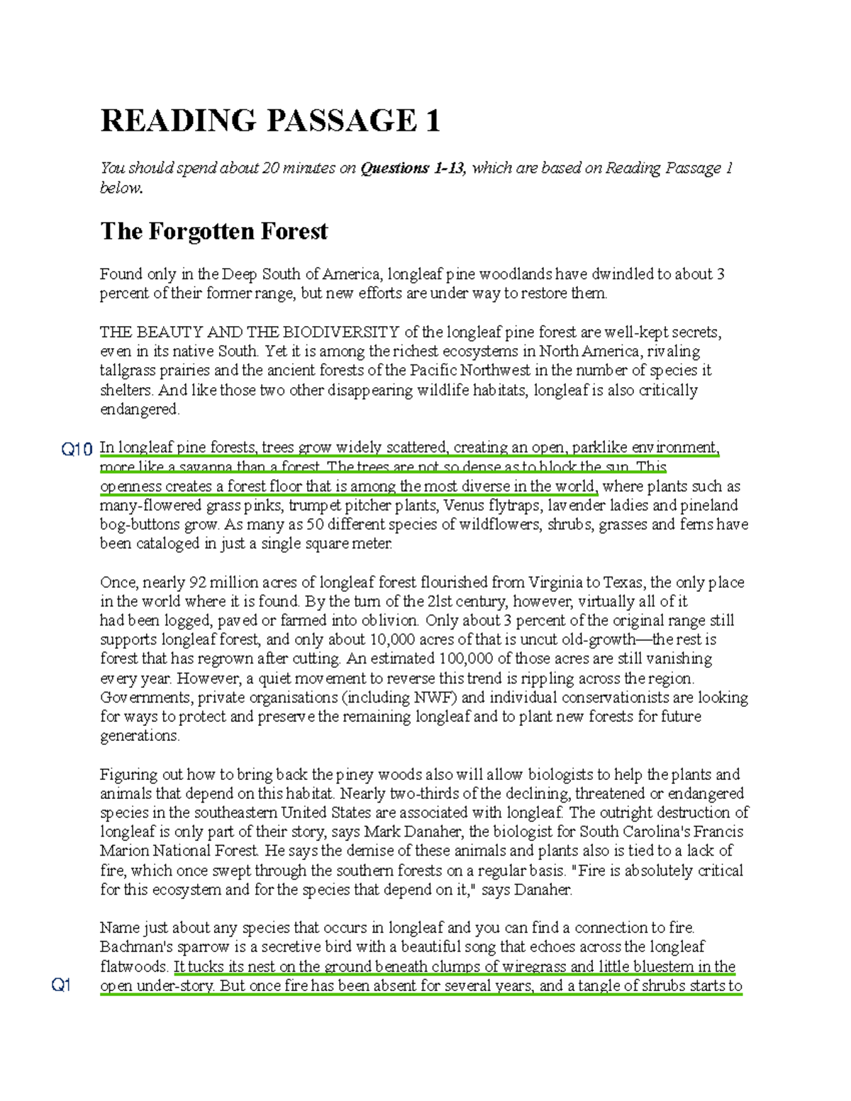 IAT3 - Reading Test 2 - practice test - READING PASSAGE 1 You should ...