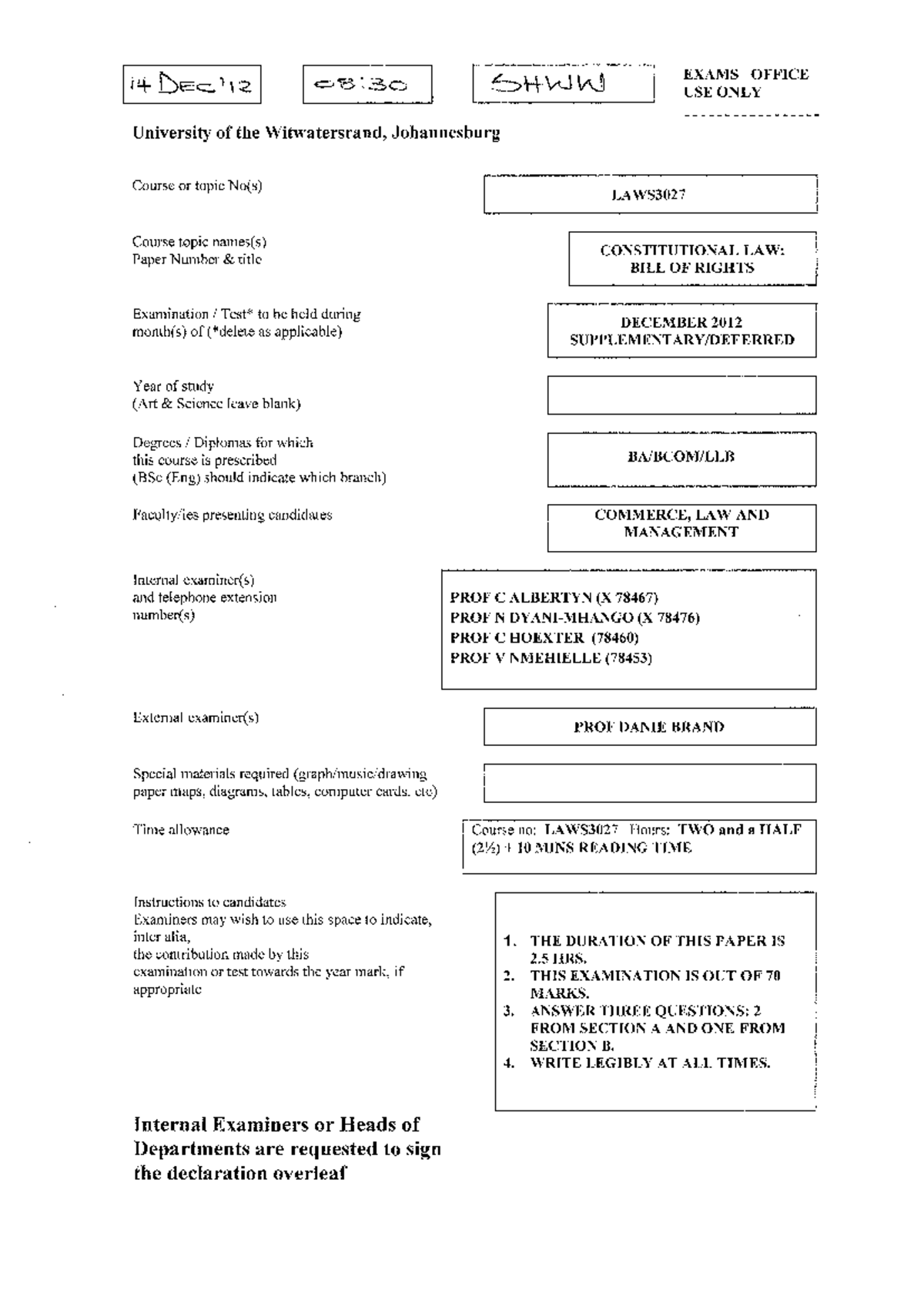 2012 sup- LAWS3027 - Lecture notes to assist with semester 1 and 2 - 14 ...