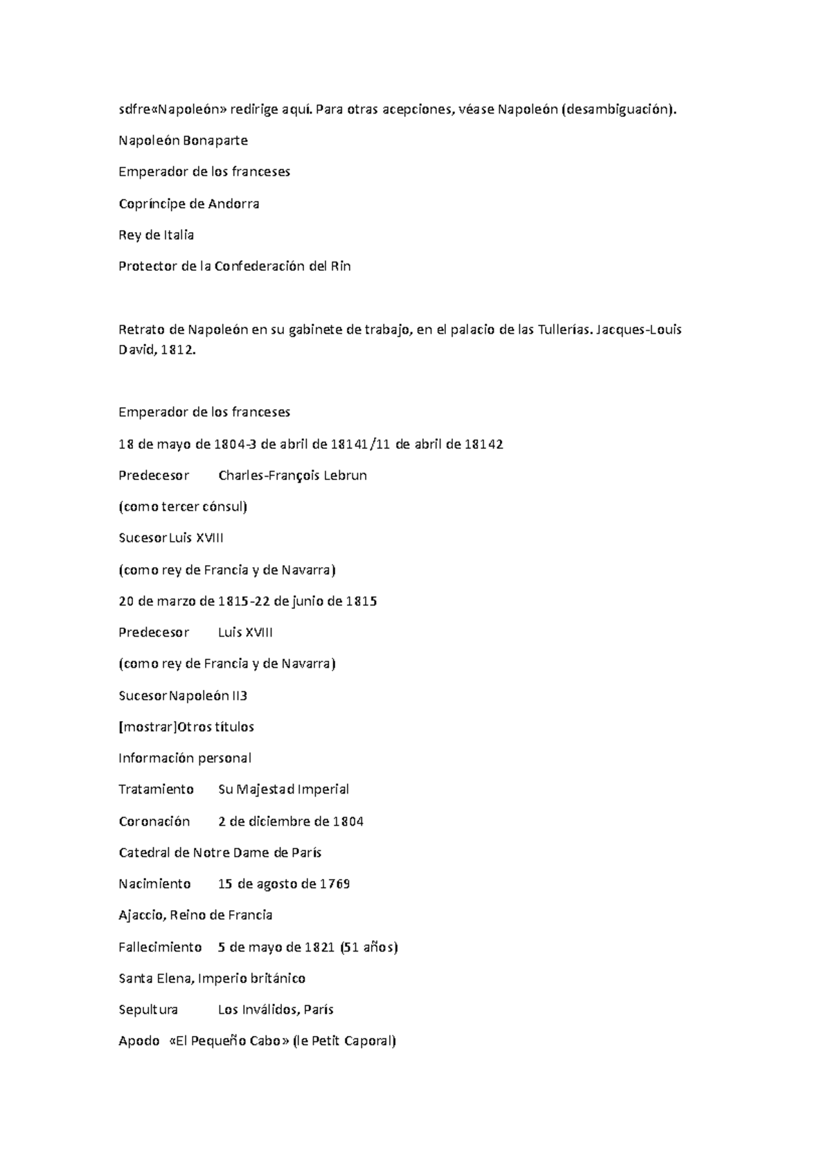 Archivo 8 - bibliografia - sdfre«Napoleón» redirige aquí. Para otras ...