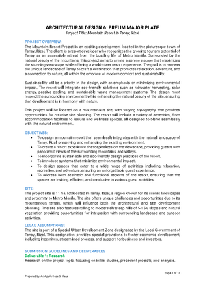 Presentatio 1n - design - Architectural Design 8 - Design of Complex ...