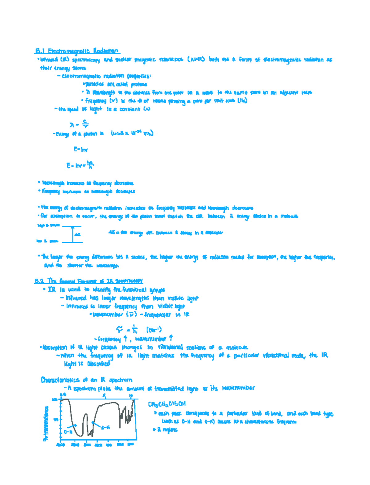 Ochem SPEC.B notes - Mass Spectroscopy on IR spectra - CHEM 302 - Studocu