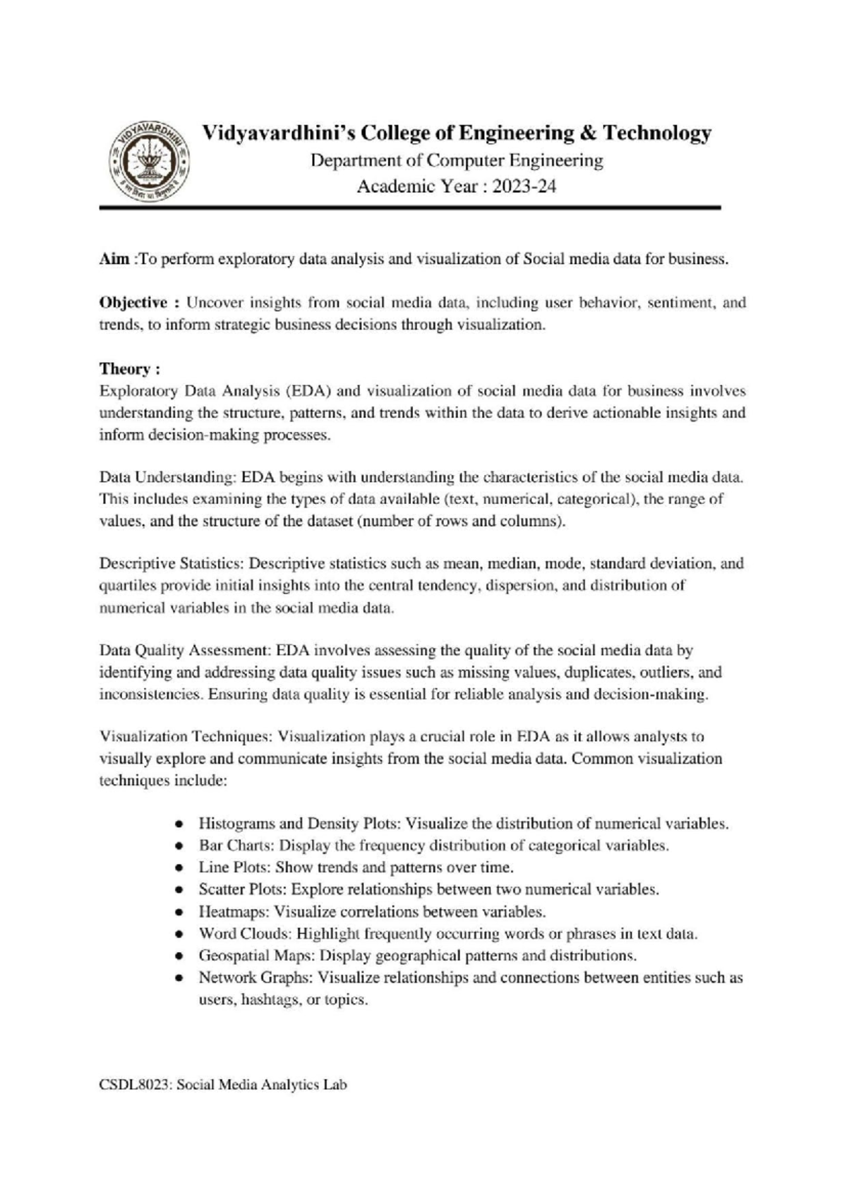 Exp4 - Visualization - Computer Engineering - Studocu