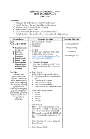 DLL Matatag English 7 Q2 W5 - MATATAG K to 10 Curriculum Weekly Lesson Log School: Visit - Studocu