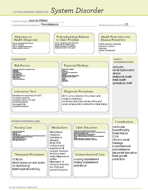 ECG ati learning templete - ACTIVE LEARNING TEMPLATES THERAPEUTIC ...