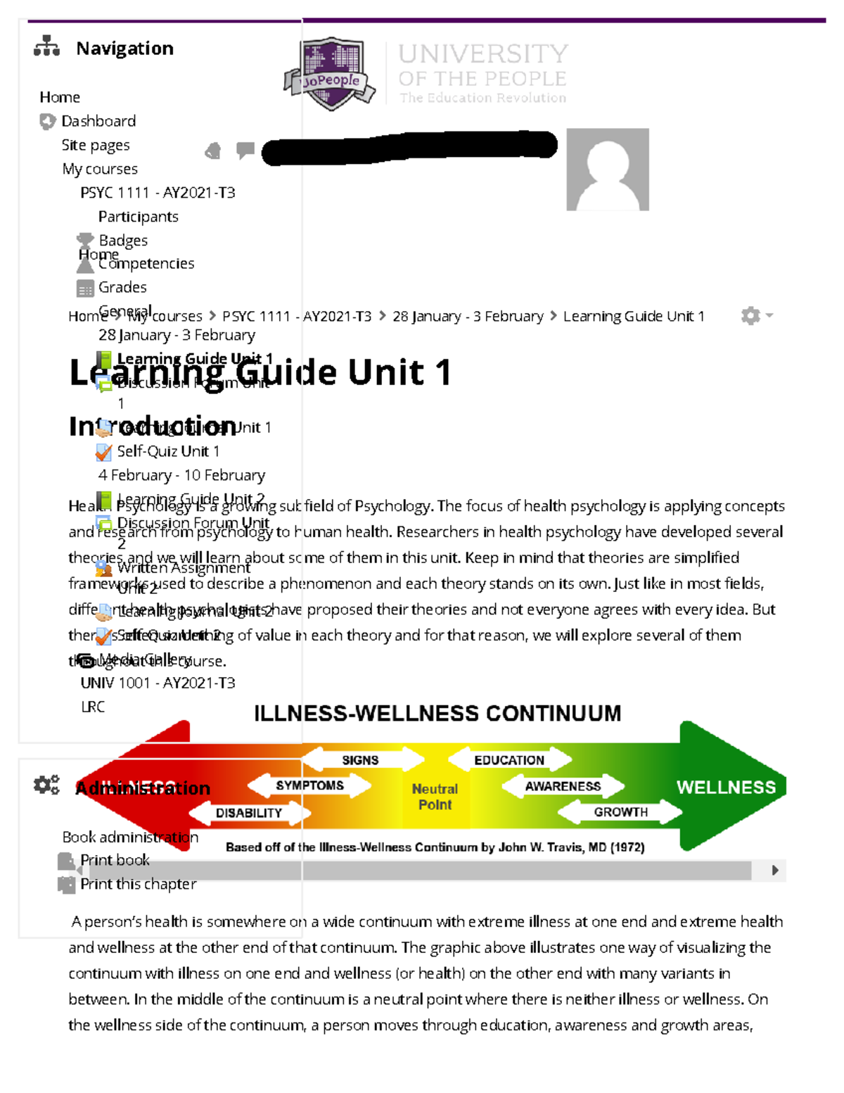 Learning Guide Unit 1 Introduction - Home Learning Guide Unit 1 Introduction Health Psychology ...