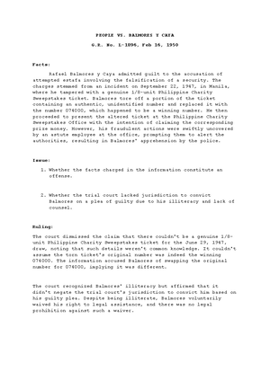 Crim Law 1 Batch 1 Case digest Table OF Contents - TABLE OF CONTENTS G ...