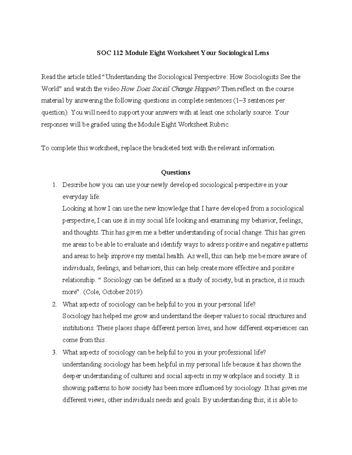 8-1 soc 112 - ddddddddddddddddddddddddddddddddddd - SOC 112 Module ...