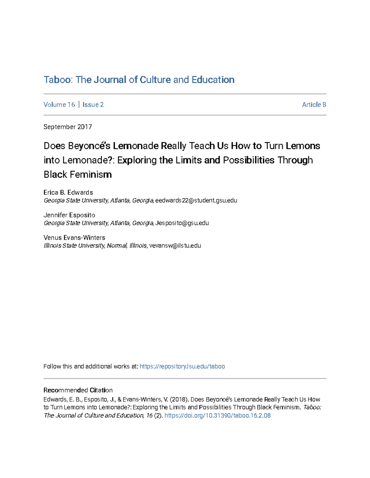 Annotated- Does Beyoncé s Lemonade Really Teach Us How to Turn Lemons ...