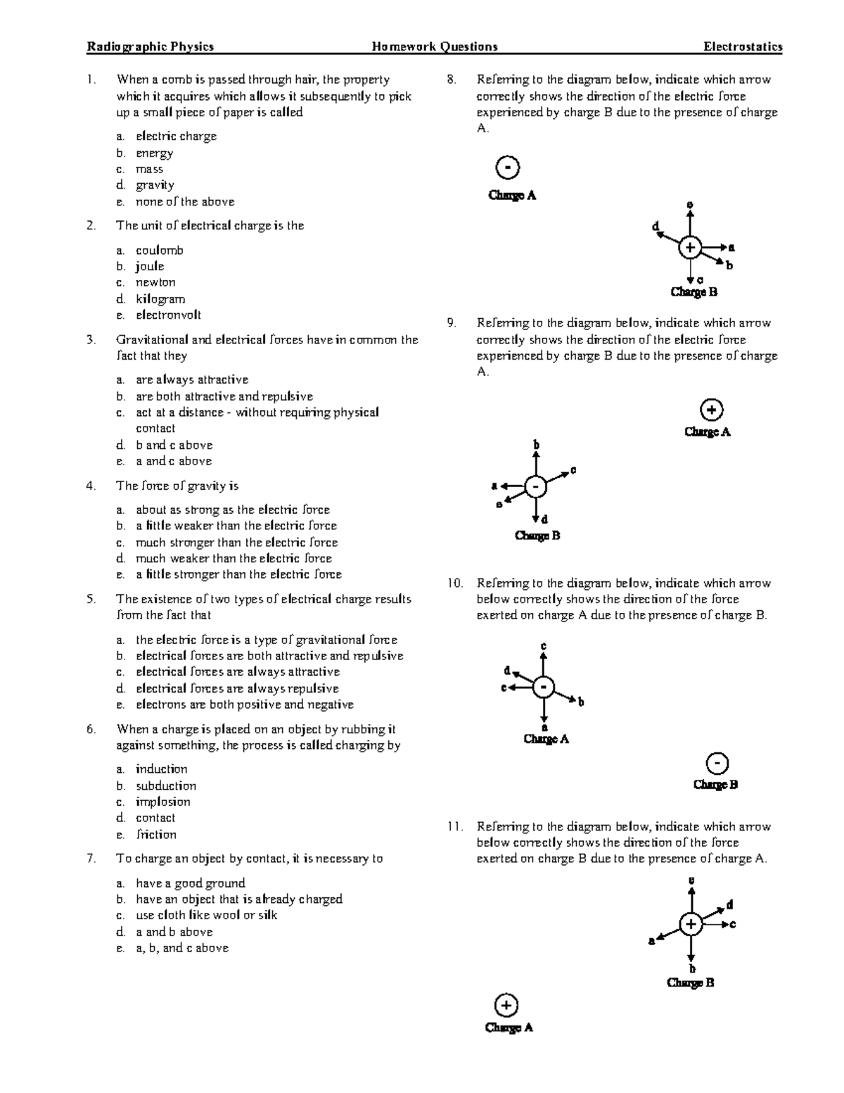 Physics HW 3 - Practice material - Radiographic Physics Homework ...