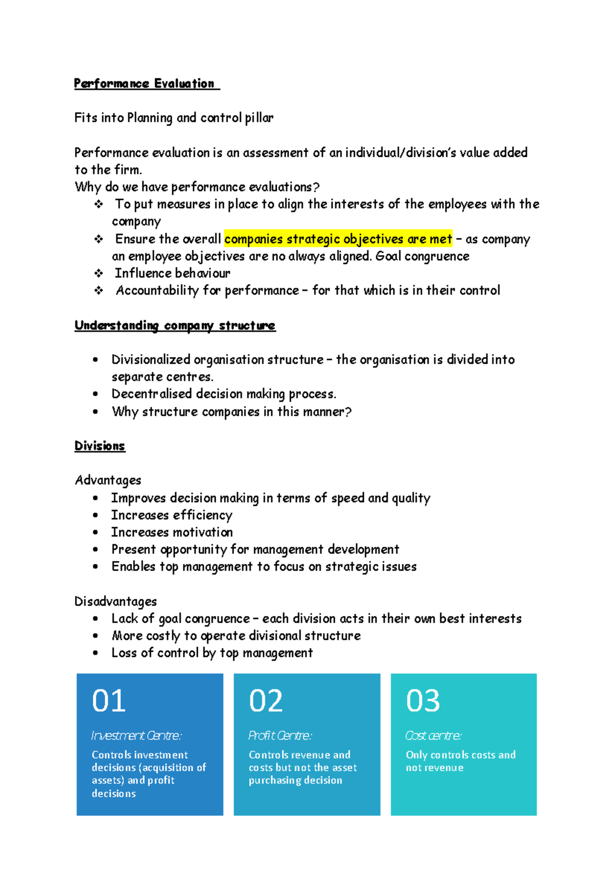 Performance Evaluation - Performance Evaluation Fits into Planning and ...