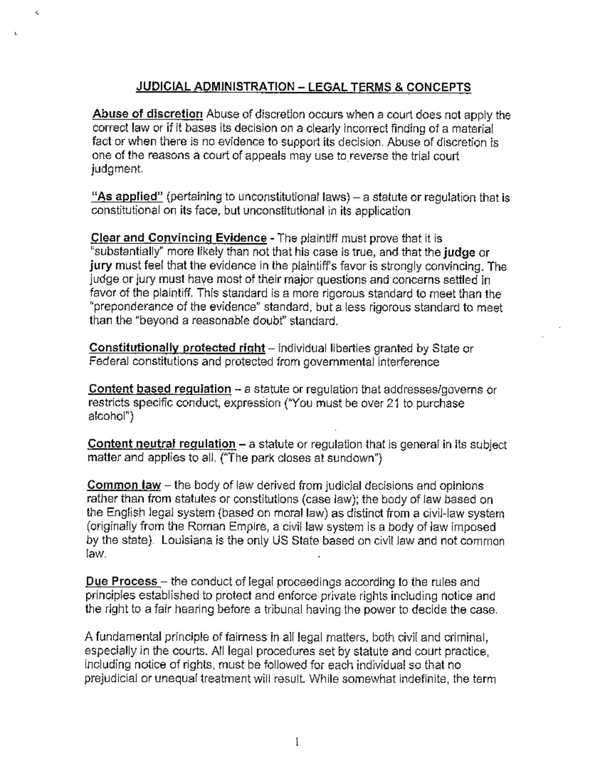 JLC 342 Handouts - Judge Patricia Mitchell - JLC-342 - Studocu