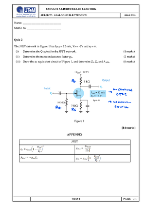 Midterm Exam - Elektronik Analog - CamScanner CamScanner - Studocu